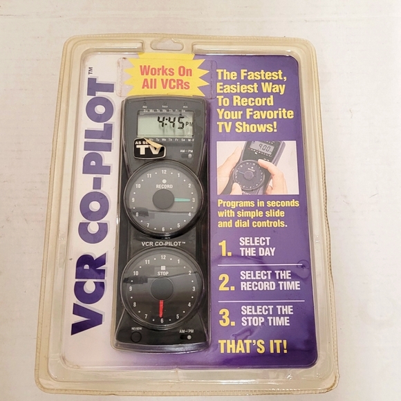 vcr | Other | Vcr Copilot Timer Remote Record Your Favorite Tv Shows ...